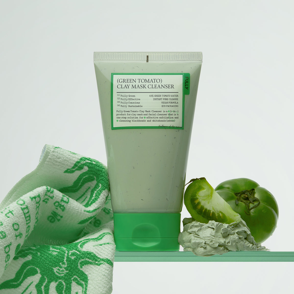 (Green Tomato) Clay Mask Cleanser Duo